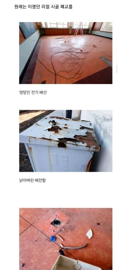 폐교를 임대한 블로거 밈 유머 웃긴 유머 재미있는 유머