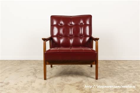 1인용 카페소파매력적인 버건디 컬러의 가죽소파 네이버 블로그