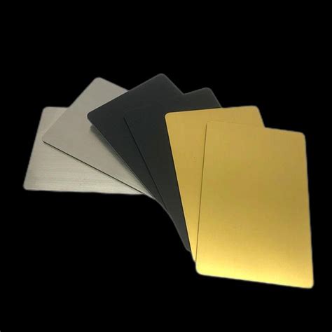 Customized Metal Card Stainless Steel Vip Member Metal Business Cards