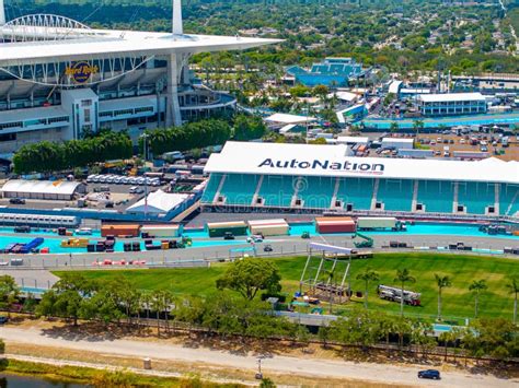 Grandstand Seating At The Miami Grand Prix At Hard Rock Stadium 2025