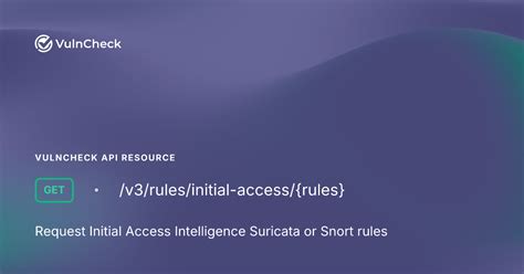 V3 Rules Initial Access Rules VulnCheck Docs
