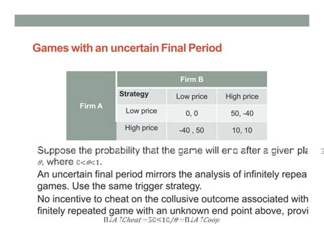 Chapter 7 A Market Structure Game Theory Part A Ppt