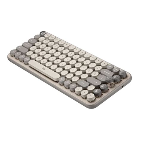 Teclado Mecánico Inalámbrico Logitech Pop Keys Mist Mist Teclas