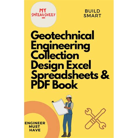 Geotechnical Engineering Collection Design Excel Spreadsheets And Pdf Book Engineer Must Have