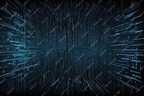 Premium Photo Technology Background Big Data Concept Binary Computer Code Vector Illustration