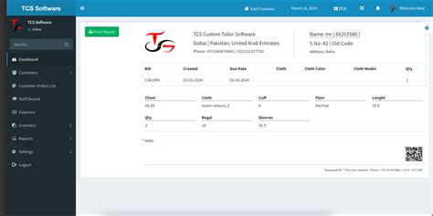 Best Tailor Shop Management System Software Online Tsms