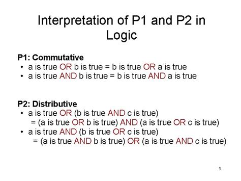 CSE Lecture Boolean Postulates And Theorems