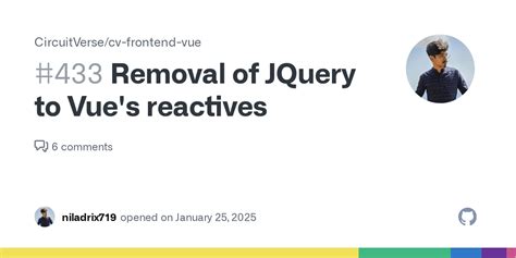 Removal Of JQuery To Vue S Reactives Issue CircuitVerse Cv Frontend Vue GitHub