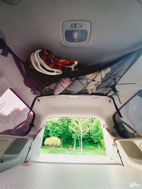 그랜드카니발 차박용품 추천 천장형 그물망 수납공간 앞 좌석 가림막 커튼 Diy 차박용 모기장 사이즈 네이버 블로그