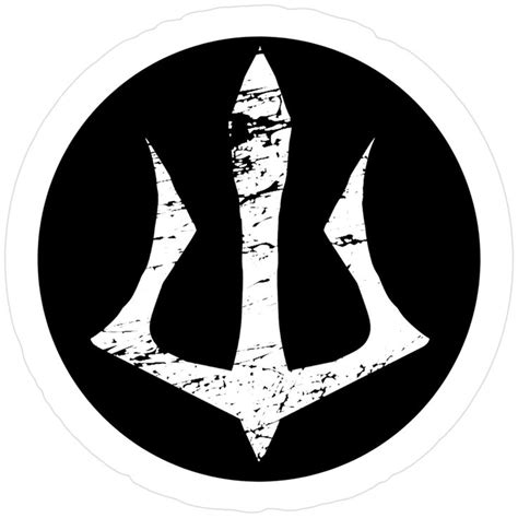 Trident Logo Sticker In 2025 Logo Sticker Trident Logo Vinyl Decal