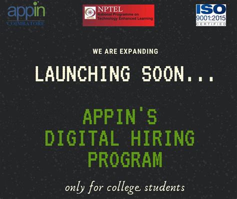 Mohan Kumar On Linkedin Appincoimbatore Ai Digitalmarketing Internship Iot Phptraining