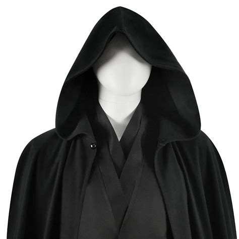 Star Wars Luke Skywalker Cosplay Costume Adult Jedi Luke Black Cloak C Accosplay