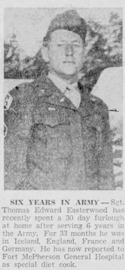 Thomas Edward Easterwood 1915 1987 Find A Grave Memorial