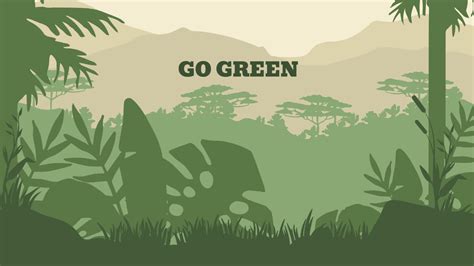 Free Green Environment Background Template To Edit Online
