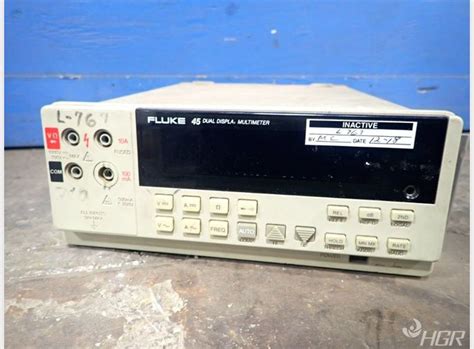 Used Fluke Dual Display Multimeter Hgr Industrial Surplus
