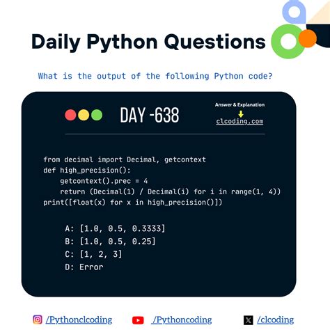 Python Coding Challenge Day 638 What Is The Output Of The Following Python Code ~ Computer