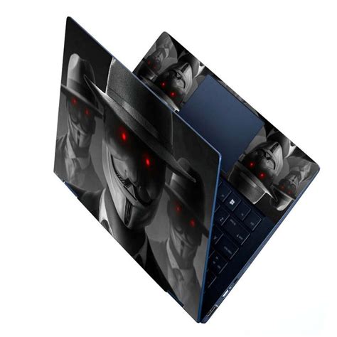 Full Panel Laptop Skin Hacker Anonymous Evil Skinslegend