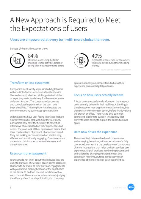 Seamless User Experience PDF