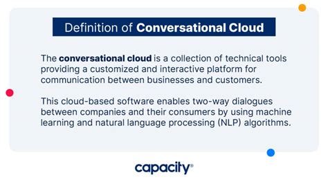 What Is The Conversational Cloud The Beginners Guide Capacity
