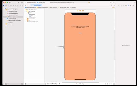 solved lab use interface builder the objective of this lab