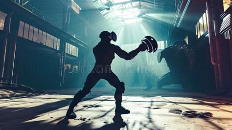 Esports Player In Virtual Glasses In Virtual Space Stock Illustration Illustration Of Online