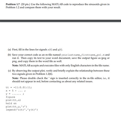 Solved Problem Pts A Continuous Time Signal R T Chegg