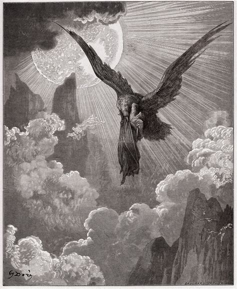 La Divina Comedia Purgatorio Canto 9 Dante En Un Sueño Es Llevado