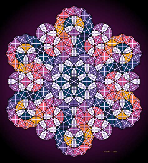 Swirly Tiling From Squares And Triangles By N Gons On Deviantart