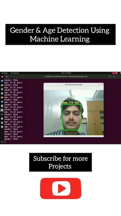 Age And Gender Detection Using Machine Learning Source Code 👇 Youtube