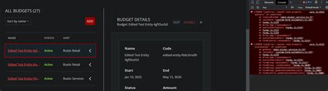 cannot edit budget · issue 10509 · sap spartacus · github