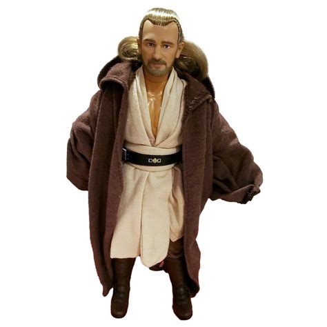 Star Wars Episode 1 Qui Gon Jinn Liam Neeson Fully Poseable 12″ The