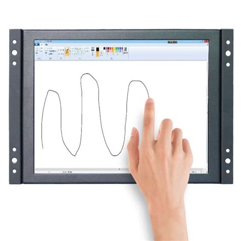10 Inch Touch Monitor Screen 16 9 800 600 LED LCD Open Frame Display With VGA BNC AV HDMI Input