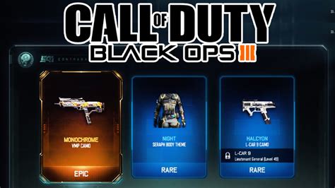Cod Bo3 Prestige 3 Black Market Supply Drop Epic And Legendary