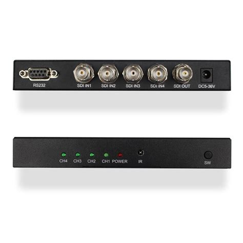 Buy SDI 4x1 Switch 4 Channels SDI Signal To A SDI Signal Channel Support Full HD SDI Signal