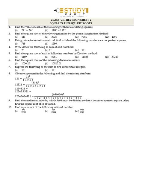 Viiirs 2squares And Square Roots Pdf
