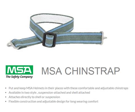 MSA Chinstrap MSA Chinstrap Supplier MSA Chinstrap Distributor In Malaysia Safety Workwear