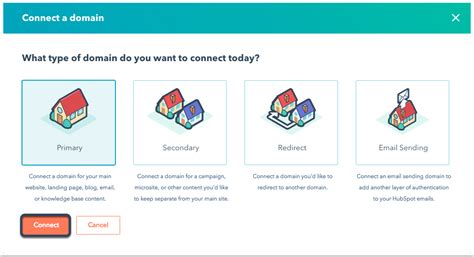 connect your domain to hubspot