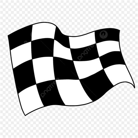 Black And White Race Flag Png Vector Psd And Clipart With