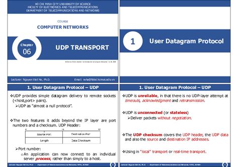 PDF Mạng Máy Tính Cơ Bản Đh Khoa Học Tự Nhiên Hcm Chapter Udp Transport Pdf