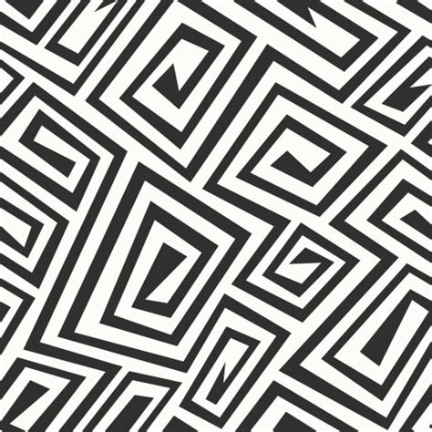 Psychedelic Curved Lines Seamless Texture Vector Image