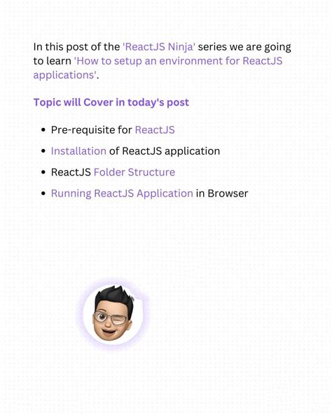 Environment Setup For Reactjs Application Muhammad Ali