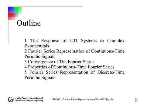 Chapter3 Fourier Series Representation Of Periodic Signals Pdf