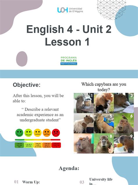 Unit 2 Lesson 1 Eng4 Pdf Experience Knowledge