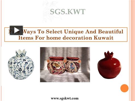 ppt five ways to select unique and beautiful items for home