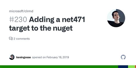 Adding A Net471 Target To The Nuget · Issue 230 · Microsoftclrmd · Github