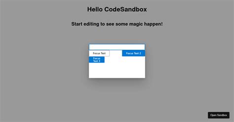 Fluent UI Demo Forked Codesandbox