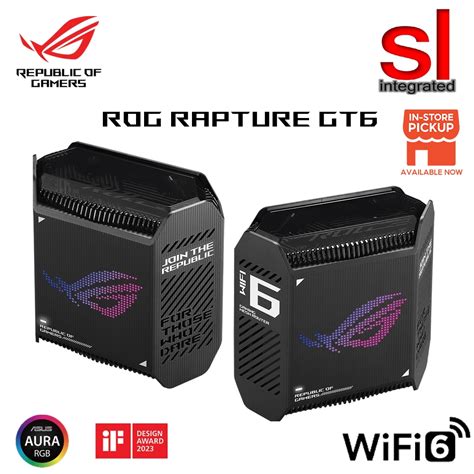 Asus Rog Rapture Gt Pack Ax Tri Band Wifi Mesh Gaming System Shopee Malaysia