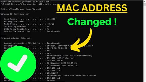 How To Change Mac Address On Windows 10 2024 YouTube