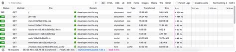 Network Request List Firefox Source Docs Documentation