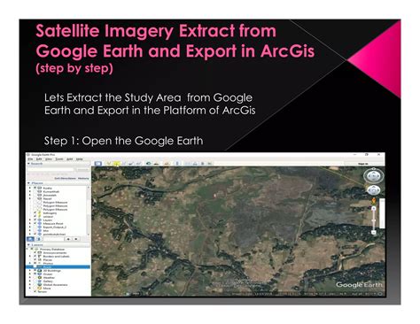 Basics Of GIS Base Map Georeferencing Satellite Imagery Step By Step PPT